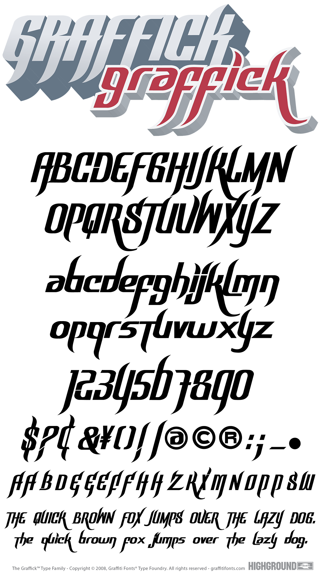 Graffick Font Family - Graffiti Fonts