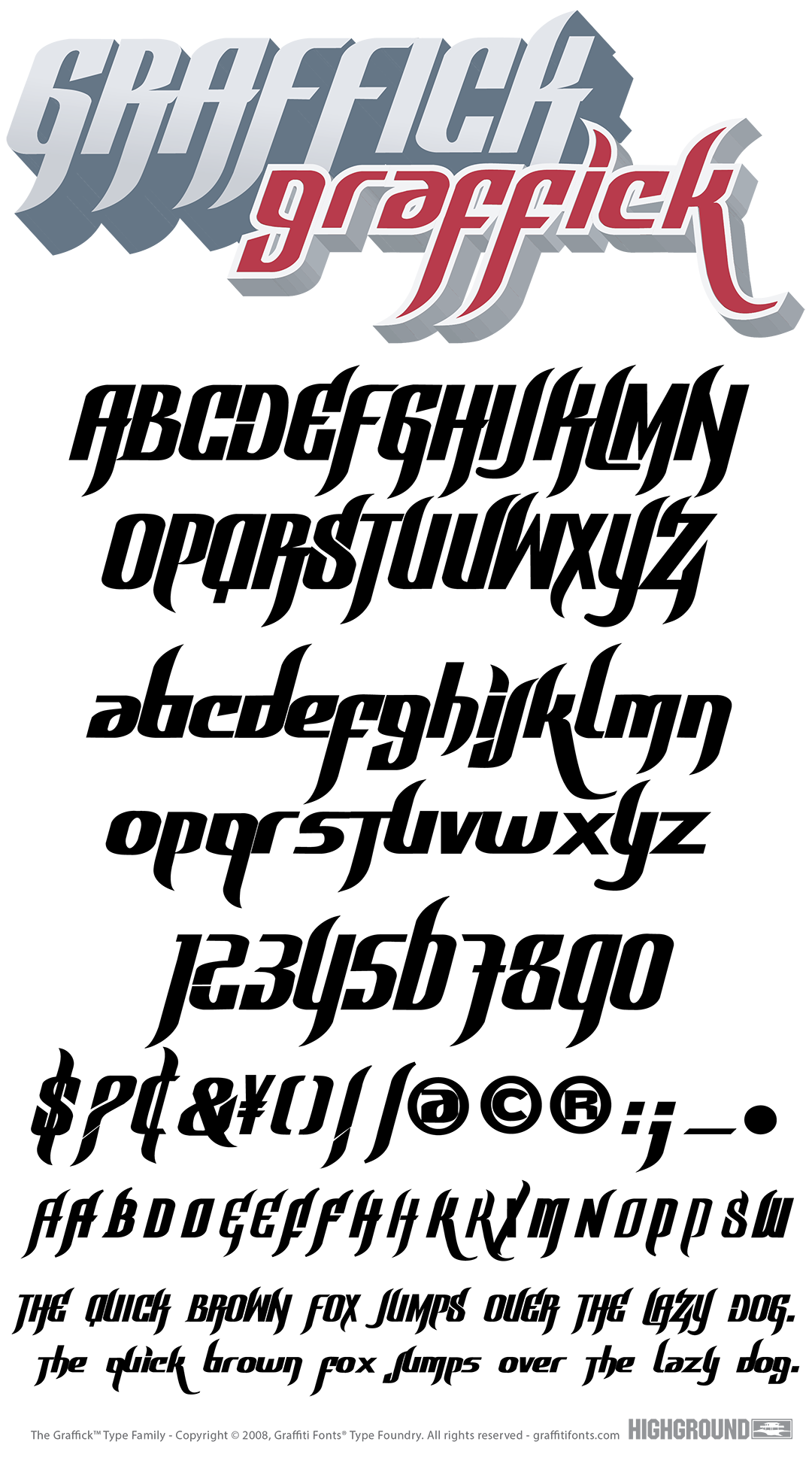 Graffick Font Family - Graffiti Fonts